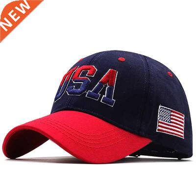 New Brand USA Flag Baseball Cap For Men Women Cotton Snapbac