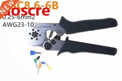 HSC8 6-6 MINI-TYPE SELF-ADJUSTABLE CRIMPING PLIER 0.25-6mm t