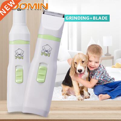 HOOMIN 2 in 1 Paw Nail Grinder Clippers Pet Grooming