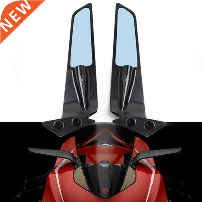 Motorcycle Side Mirrors Modified Wind Wing Adjustable Rotati