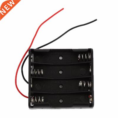 Battery Storage Case Box Holder For 4 x AAA Battery With Wir