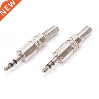 3.5mm 3 Pole Male Repair Headphones Audio Jack Plug Connecto