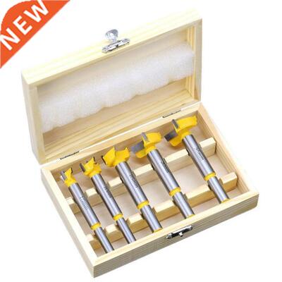 5PC Forstner Tips Hinge Boring Drill Bit Set for Carpentry W