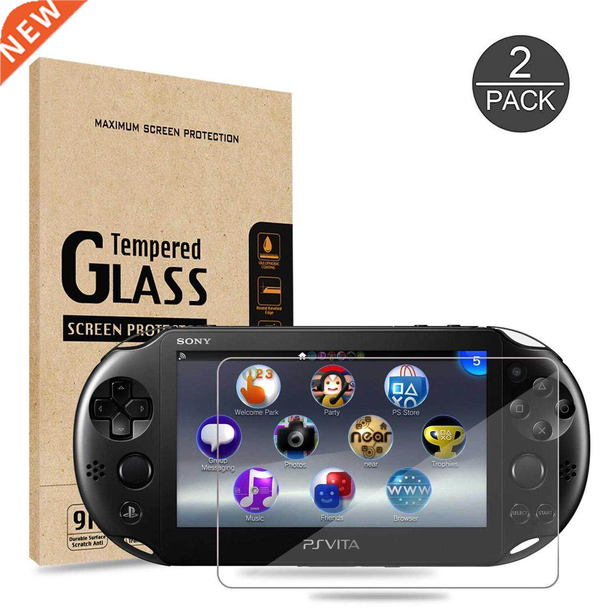 Tempered Glass Clear for PSV 2000 PS Vita SV Full HD Screen