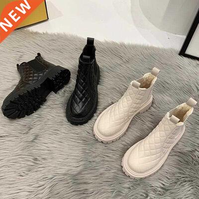 Blck Beige Women's Boots Non-Slip Snow Boots Women Rise Th