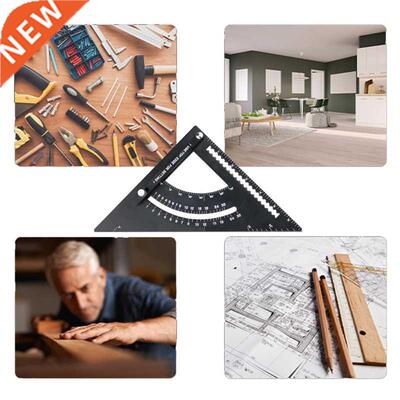 45+90 Degree WoodWorking Ruler Triangle Rule Thickening Ang