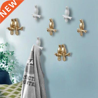 Birds resin hooks wall decoration bedroom door seamless