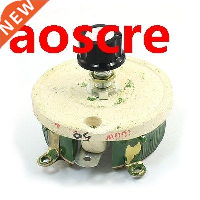 100W 50 Ohm Ceramic Potentiometer Variable Taper Pot Resisto