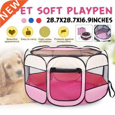 NEW Portable Outdoor Kennels Fences Dog Tent Houses 73x73x43