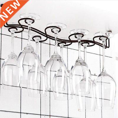 8 Cups Wine Glass Rack Under Cabinet Stemware Wine Glass