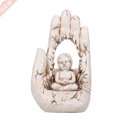 Praying Angel Statue Resin Craft Indoor Outdoor Sitting On