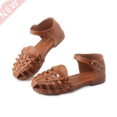 Girls Sandals Kids Shoes Princess Sweet Toe-capped Anti-kick