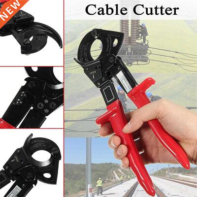 Multfunctonal Ratchetng Ratchet Cable Cutter Pler AWG 60