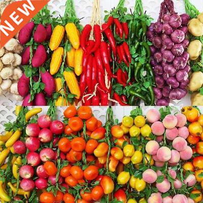 1PC Artificial Simulation Food Vegetables Fruit PU Red