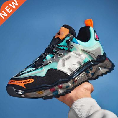 Zapatillas de correr para hombre, deportivas ligeras y el&aa