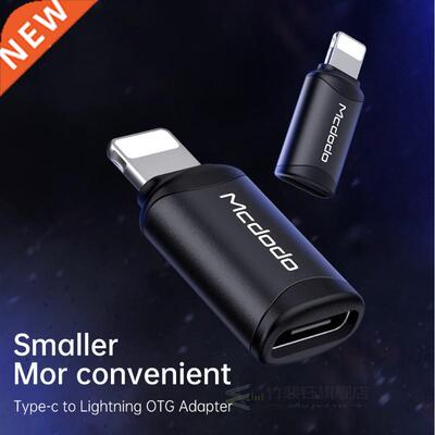 OTG USB Type C to Lightning Adapter Charger Data Cable Conve