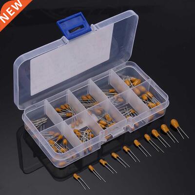 100pcs Tantalum Capacitor Precision 16V 10 Values 1uf-100uf