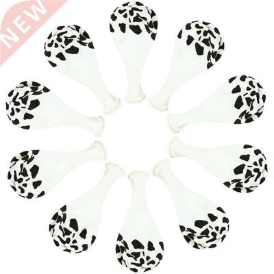 48 Pcs Cow Print Latex Balloons Western Cowboy Theme Childre