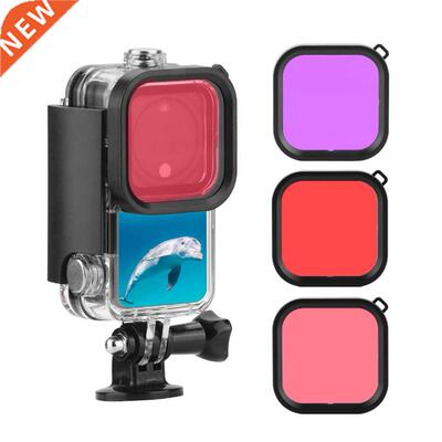 Waterproof Case Filter For DJI Action 2 Black Housing Cover