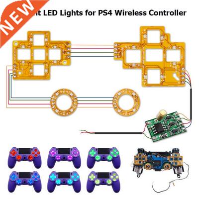 Multi-Colors Luminated D-Pad Thumsticks Face Buttons DTF LED