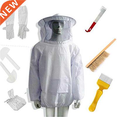 Beekeeping Beekeeper Suit Bee Jacket Gloves Bee Hive Brush
