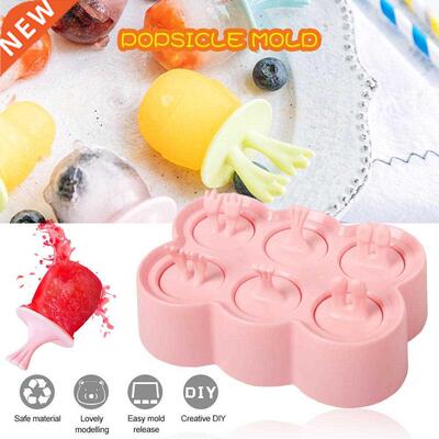 Creative Silicone Popsicle Mold Cute Cartoon Animal Shape