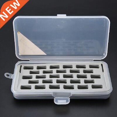 1pc 28 Spools Transparent Box Sewng Bobbns Case Holder