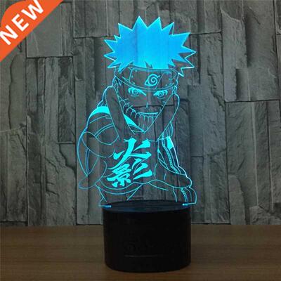 3D Lamp Anime Naruto Sasuke LED Night Light Action Figure 7