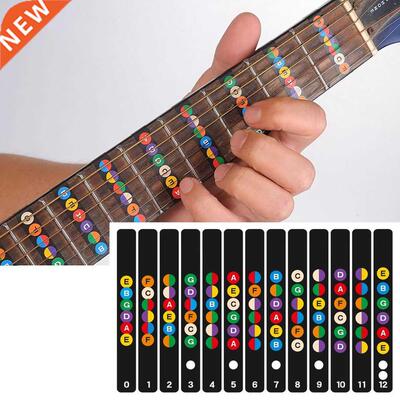 Pegatinas de diapasón para guitarra, accesorio para g
