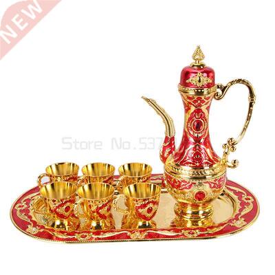 European-Style Russian Flagon Metal Flagon Wine Glass