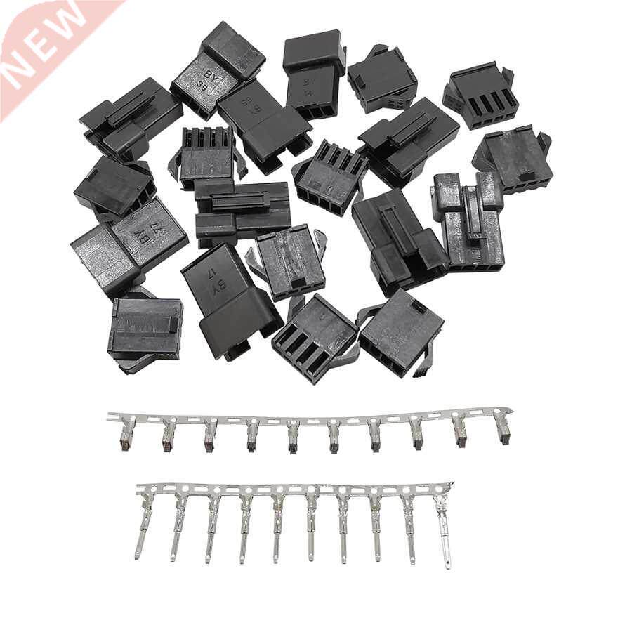 50Set JST SM2.54 4 Pin Female Male Pin Housing Terminals SM2_虎窝淘