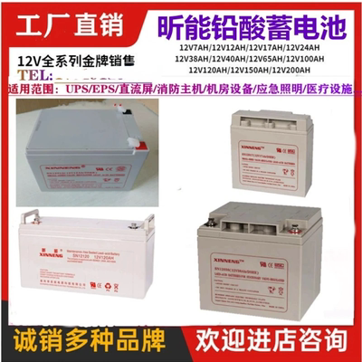 XINNENG昕能蓄电池12v7AH12AH17A