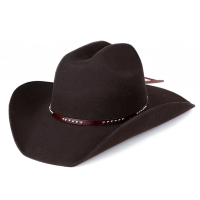 美剧黄石同款西部原版硬质大帽檐牛仔帽藏式帽纯羊毛男女骑马帽子