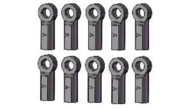 RGT瑞泰模型车配件拉杆球头