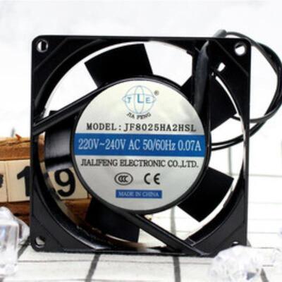 议价全新JIAFENGJF8025HA2HBL/HSL220V风机8CM双滚珠/含油8025风