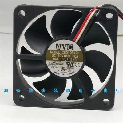 议价601012V0.10A6CM6厘米CPU机箱静音电源风扇C6010B12H
