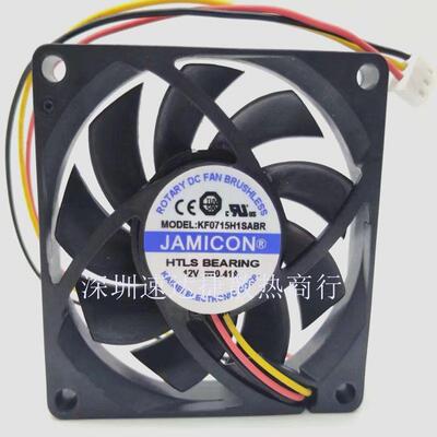 议价全新现货原装JAMICON12V0.41AUPS风扇KF0715H1SABR7厘米