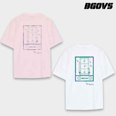 2025韩国秋冬新品BGOVS羽毛球服男女同款休闲速干轻薄T恤运动短袖