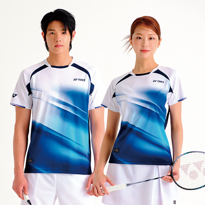 2025秋冬新品韩国YONEX尤尼克斯羽毛球服男女款速干吸汗短袖套装