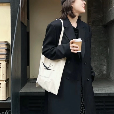 葡萄牙燕子帆布包手提单肩两用