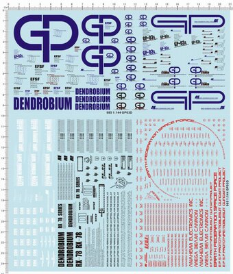 985 61977 62110 62448 62268  HG RX-78 GP03D EFSF gd水贴纸1