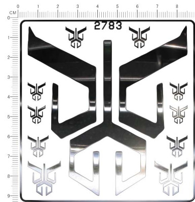 2783  Kamen Rider Double 假面骑士 W 金属贴纸