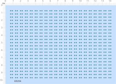 69204整版胶 1/8 FY55 2B 蓝眼睛蓝眼珠娃娃眼睛水贴纸标签定做
