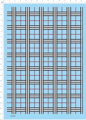 76184整版水贴 格子5mm 衬衣英伦裙子布纹定做订做定制打印2311