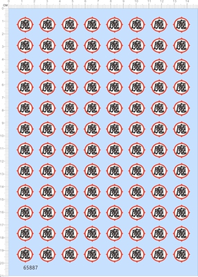 65887龙珠手办模型魔比例模型人偶衣服纹身水贴纸定做订做定制