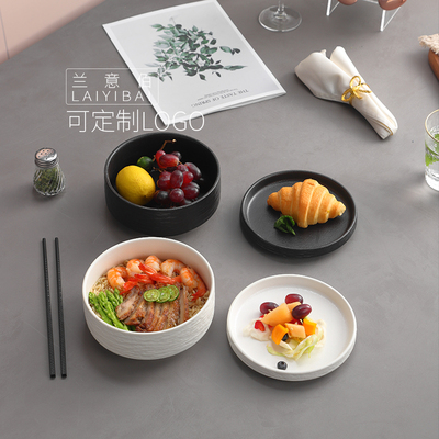 釉下彩陶瓷碗个人专用宿舍泡面碗