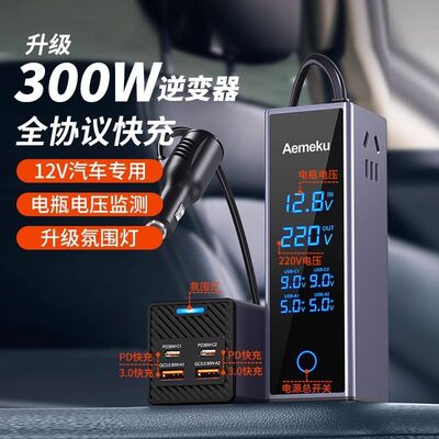 车载逆变器300WPD快充数显