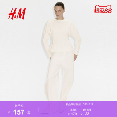 HM春季女装收腰卫衣1323046