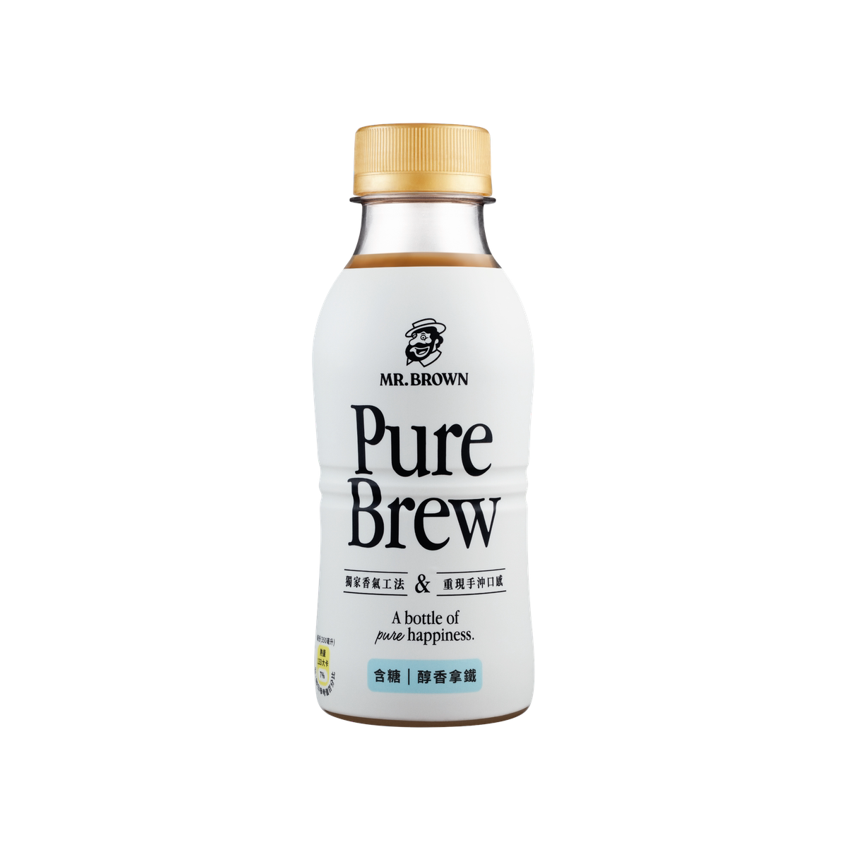 Mr. Brown Coffee伯朗先生咖啡Pure Brew醇香拿铁咖啡350ml即饮版