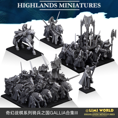 奇幻战棋骑士之国GALLIA合集三朝圣骸者旧世界树脂桌游跑团模型锤